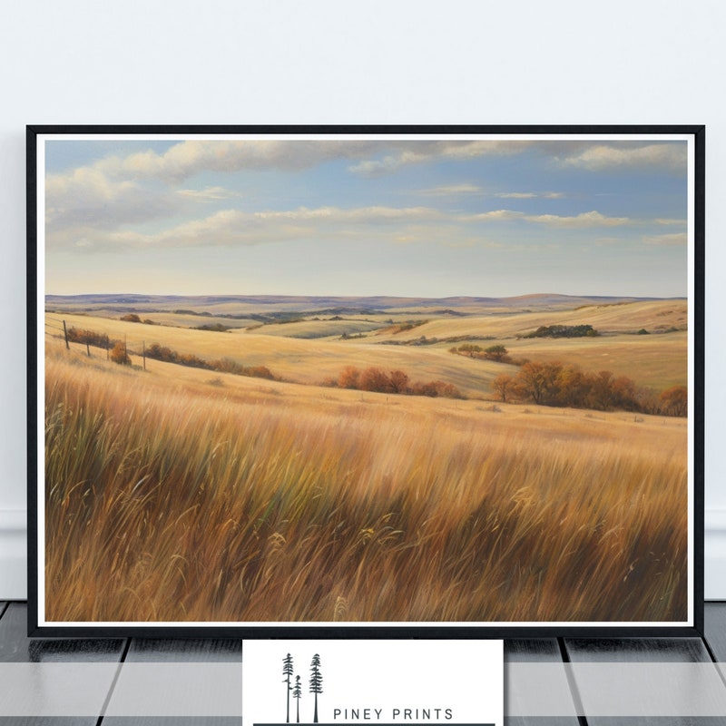 Prairie Painting - Etsy Canada