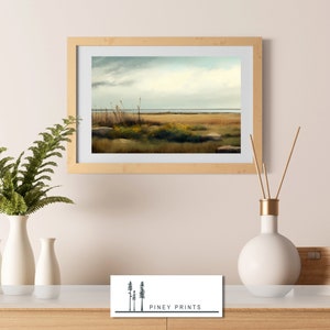 Prairie Plain Landscape Painting Digital Art Download Western Decor ...