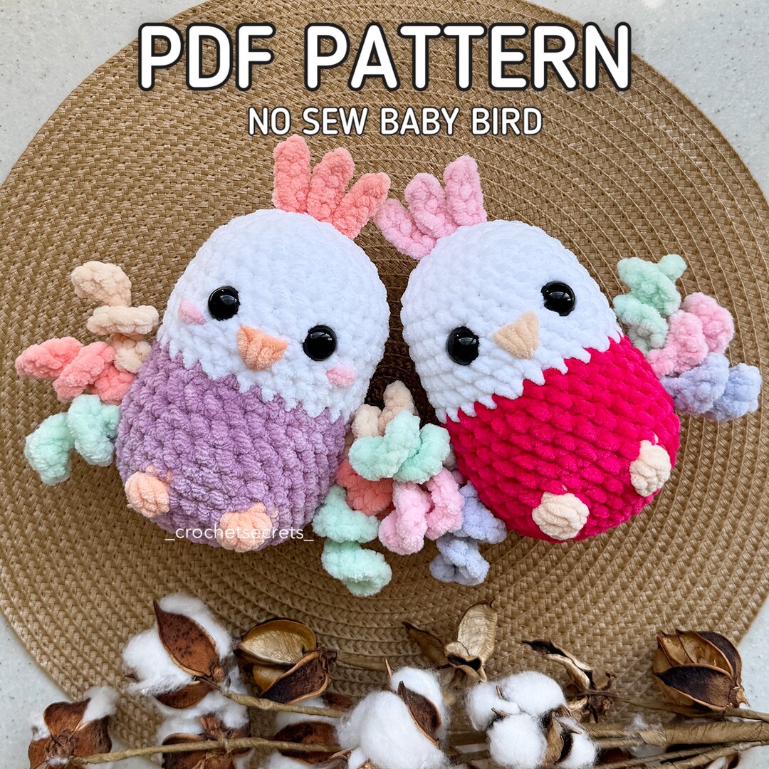 NO SEW Baby Bird Crochet Pattern - Etsy