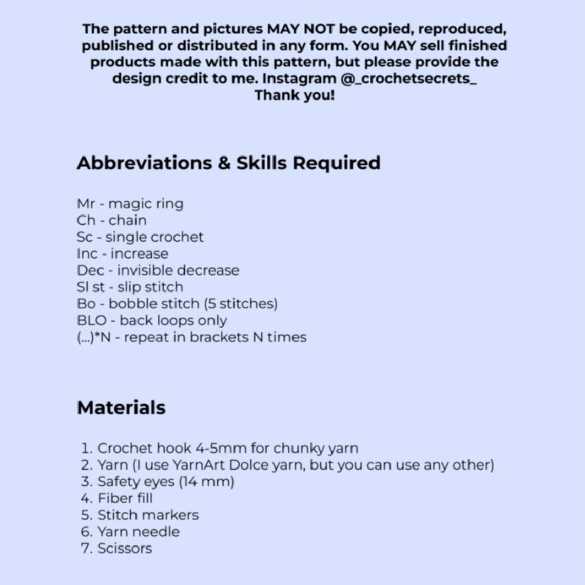 Elf PDF Crochet Pattern - Etsy