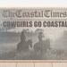 East Coast Print Coastal Cowgirl Decor Coastal Wall Art Blue Text ...