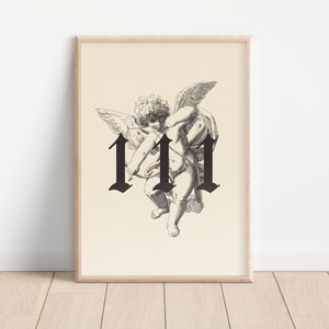 Angel Number 111 Digital Print 111 Poster Angel Number Wall Art 111 ...
