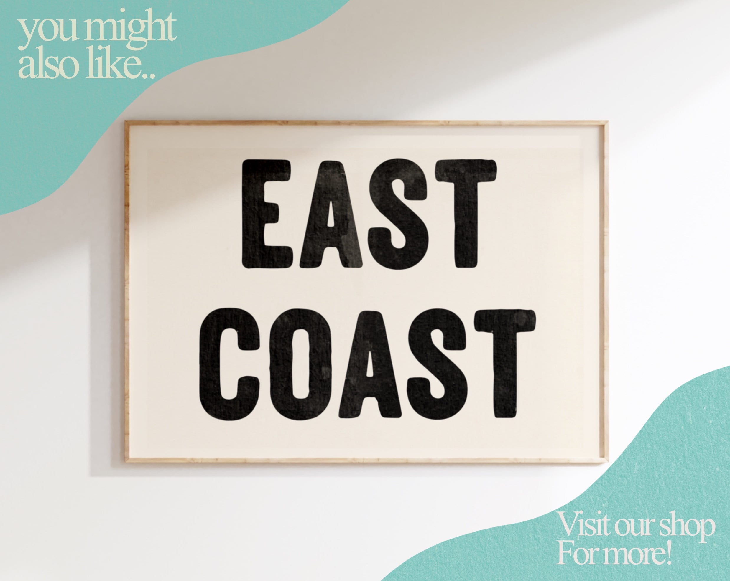 Meet Me at the Beach Post Card Print Coastal Cowgirl Decor Coastal ...