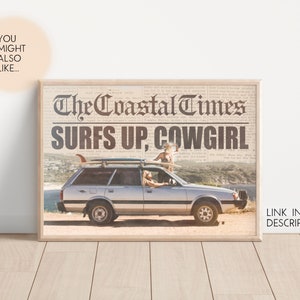 Western Preppy Wall Art Rodeo Ticket Print Cowgirl Neutral - Etsy