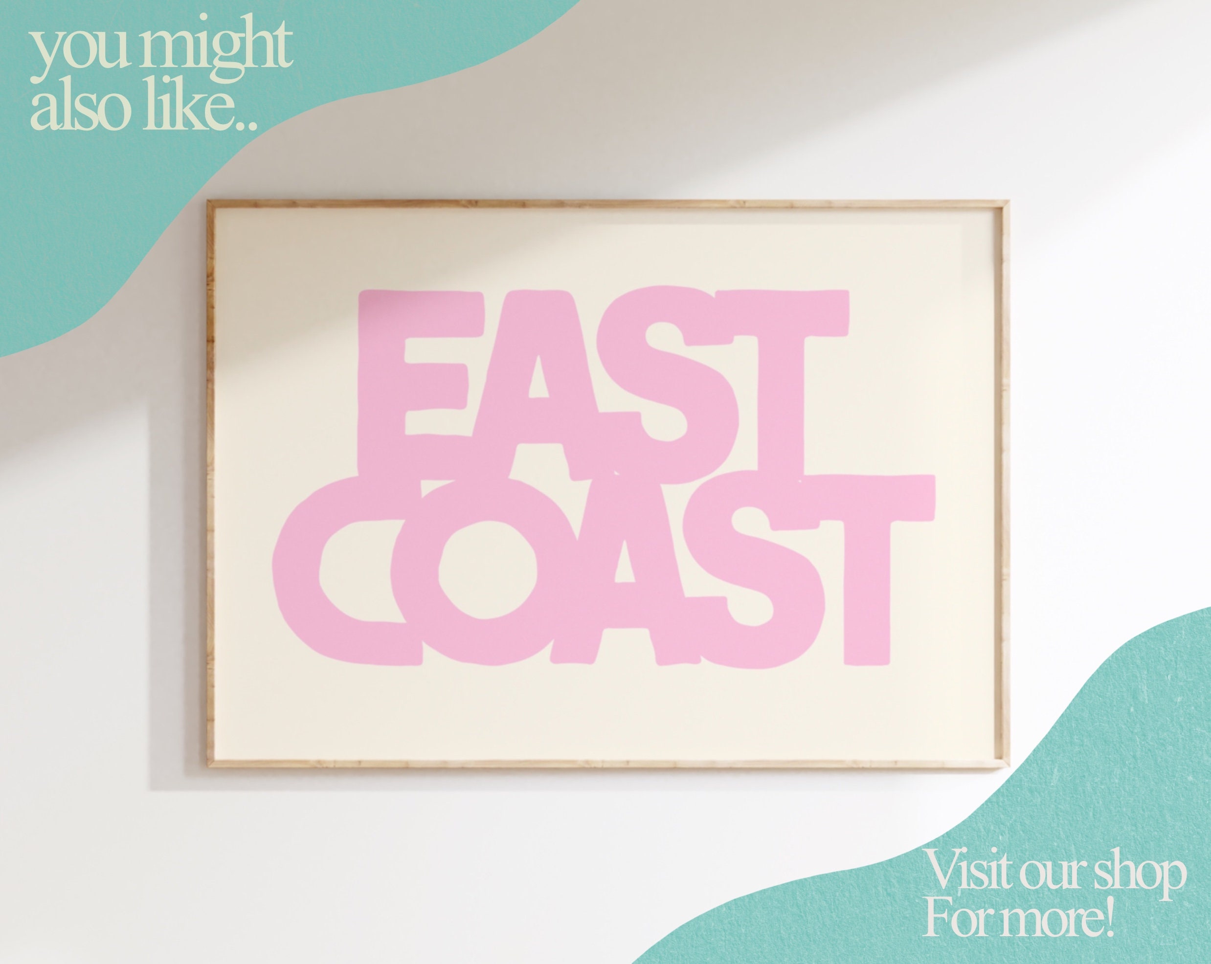 Meet Me at the Beach Post Card Print Coastal Cowgirl Decor Coastal ...