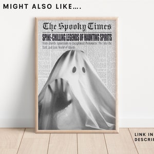 Halloween Newspaper Print: Spirits Haunt Local Town (digital Print) - Etsy