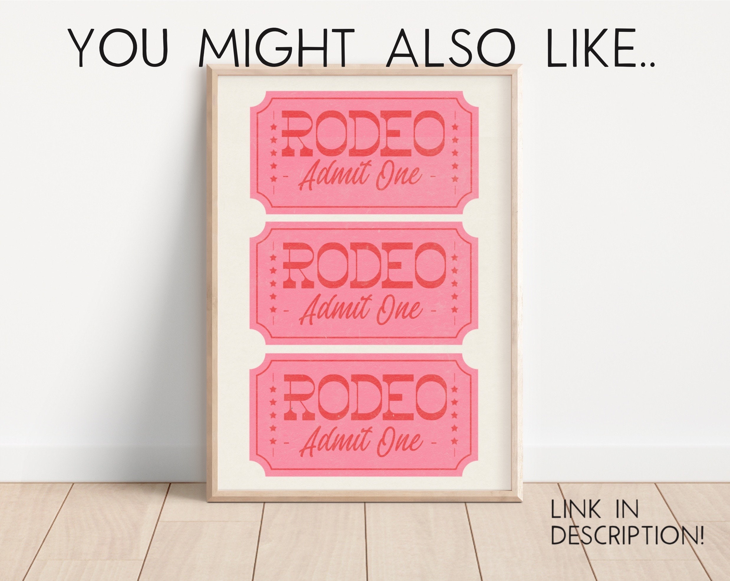 Western Preppy Wall Art Rodeo Cowgirl Print Preppy Room Decor - Etsy