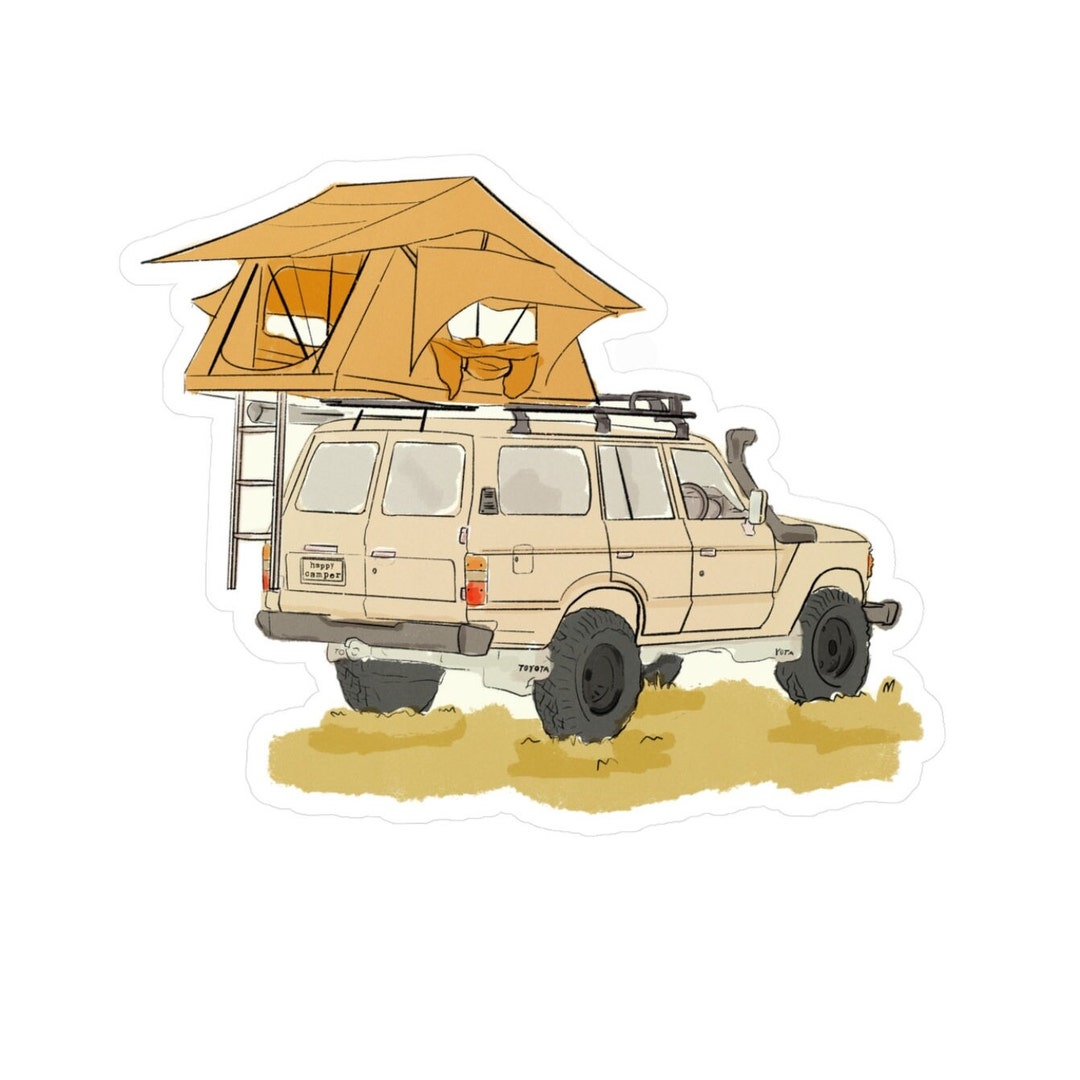 Overland Sticker Off-road Toyota Sticker Truck Sticker Car Camping ...