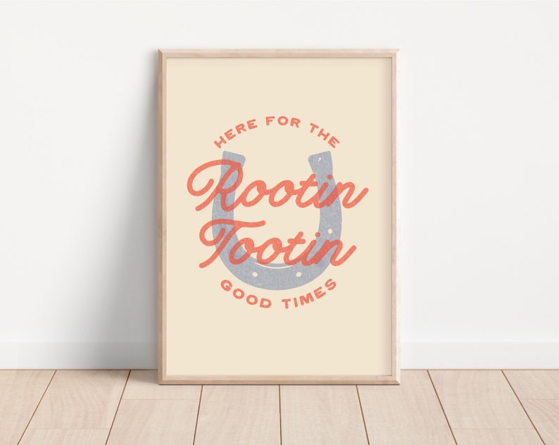 Coastal Cowgirl Print: Rootin Tootin Good Times Art (digital Print) - Etsy