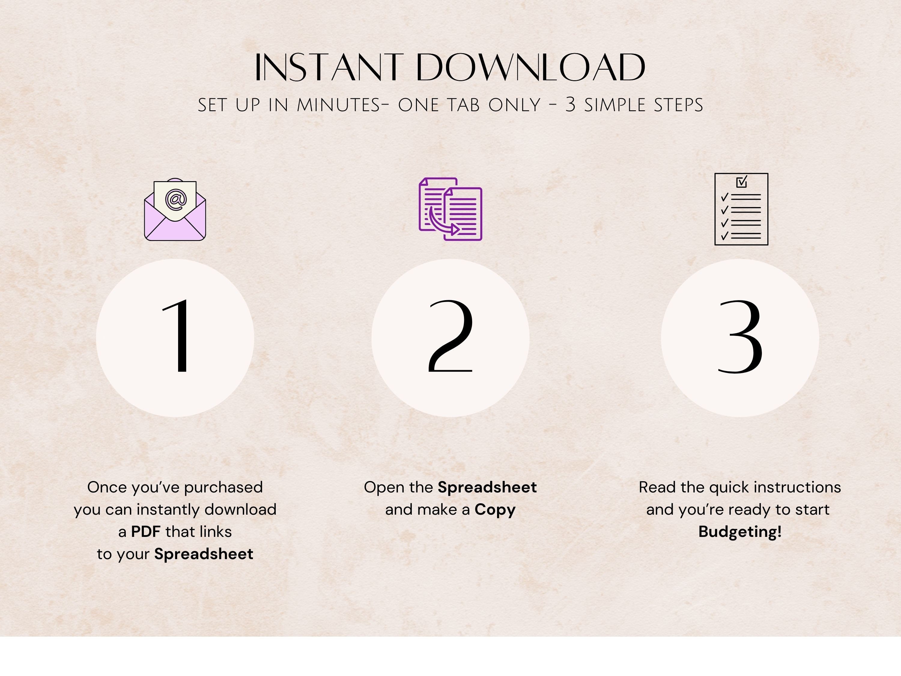 One Page Monthly Budget Spreadsheet, Personal Professional Template ...