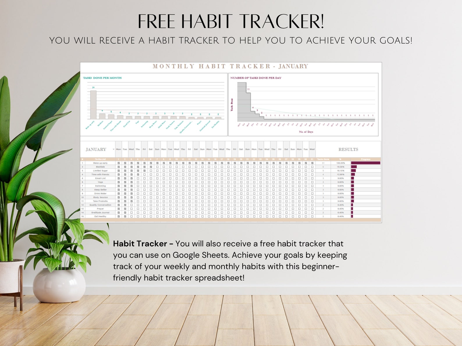 Ultimate Minimalist Paycheck Budget Google Sheets Spreadsheet for ...