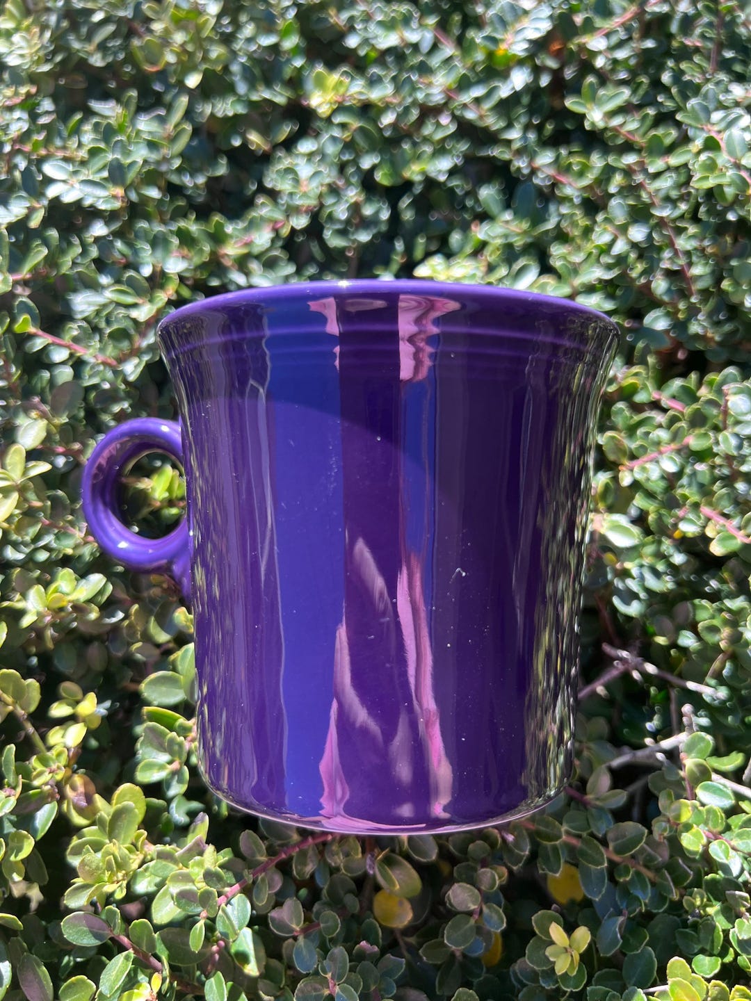 Fiesta Fiestaware Plum Purple Tom and Jerry Mug Homer Laughlin USA O ...