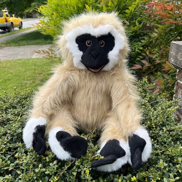 Monkey Hand Puppet - Etsy