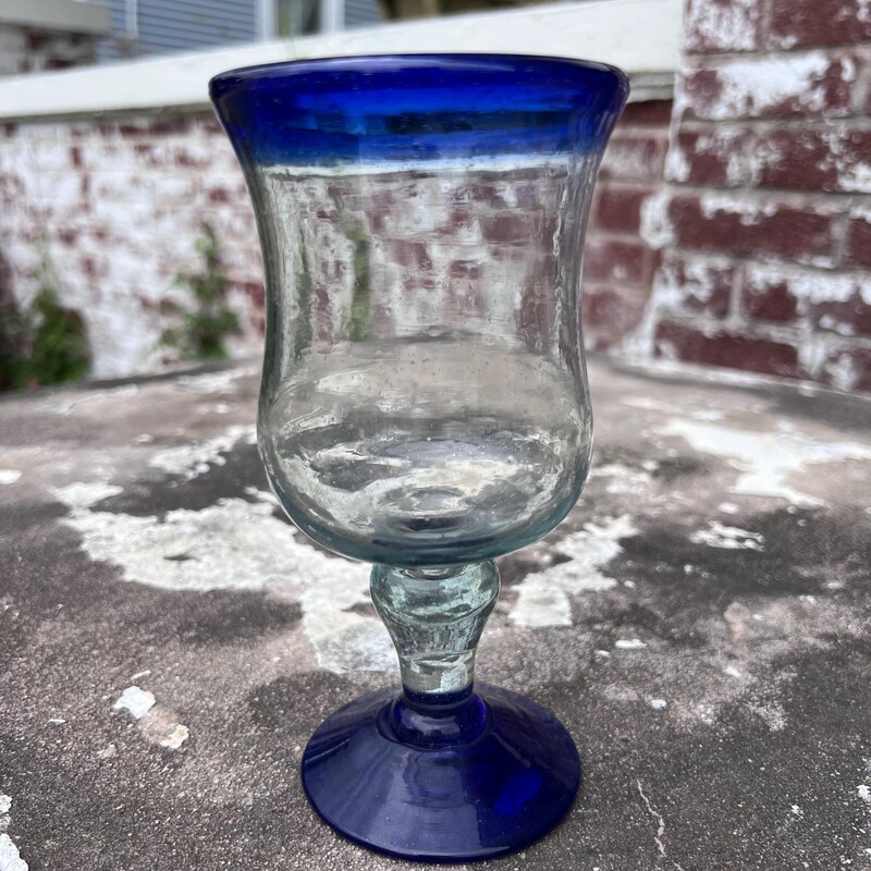 Cobalt Blue Goblets - Etsy