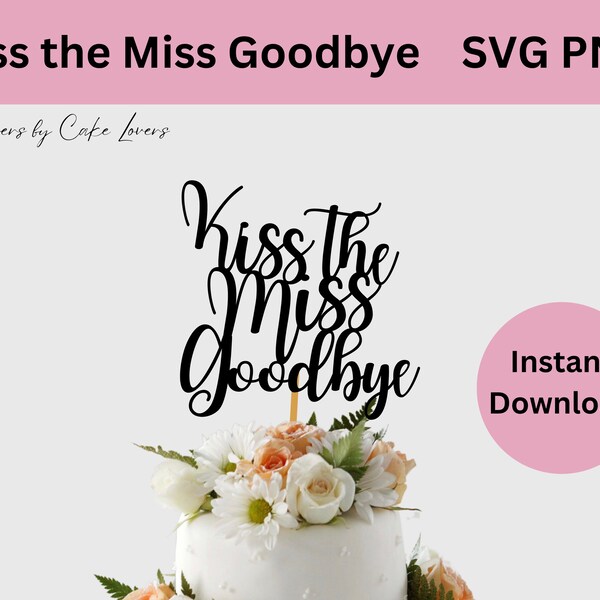 Goodbye Cake Topper - Etsy