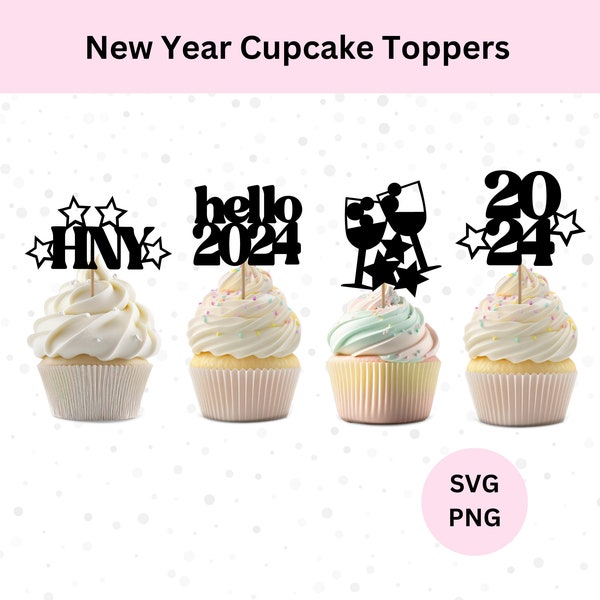 New Year Cake Topper - Etsy