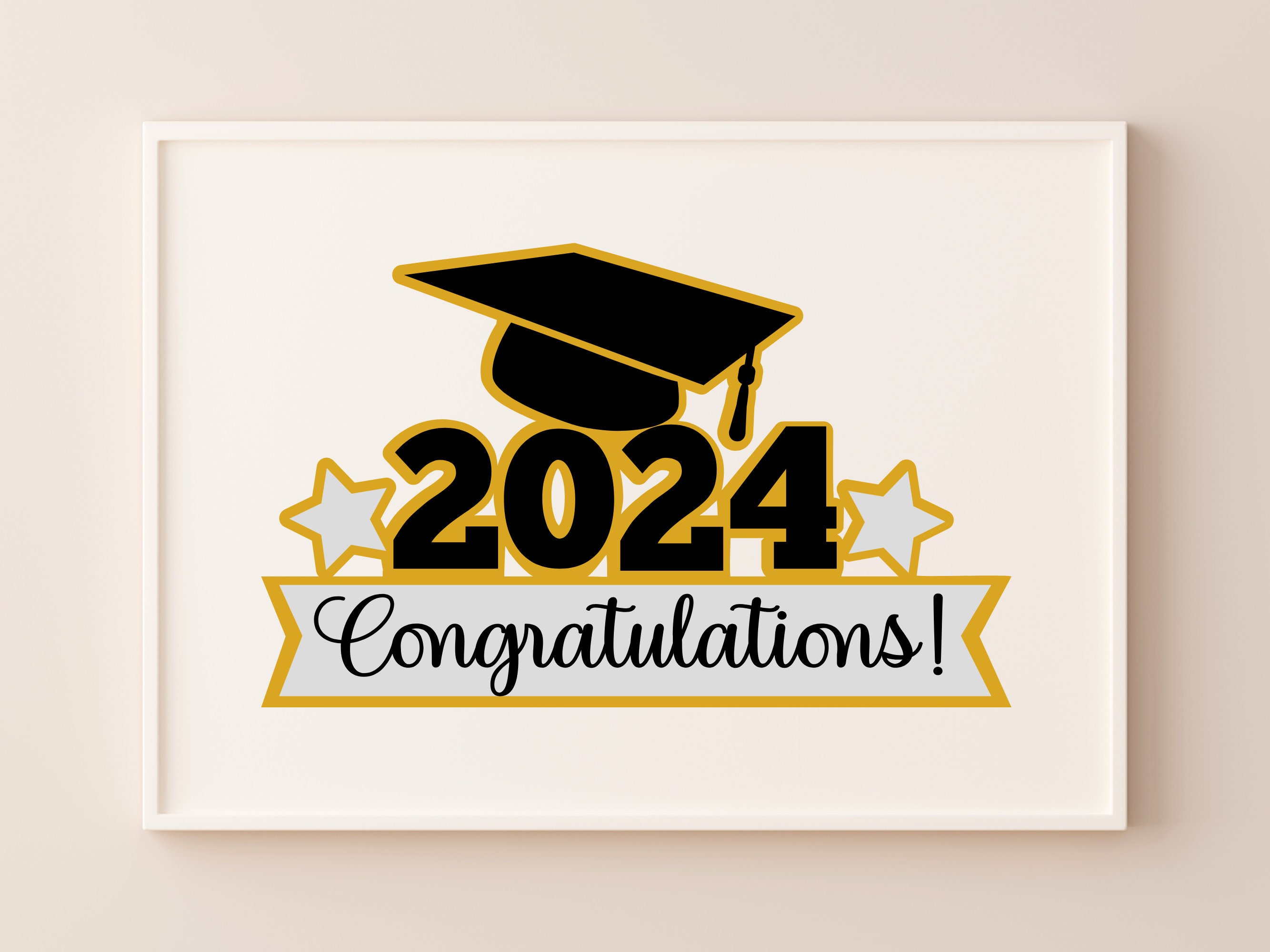 Layered Congratulations 2024 Graduate Svg Digital Download 2024 ...