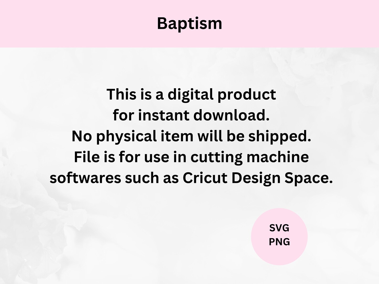 Baptism Cake Topper Cut File, Baptism SVG, Digital Download, DIY Cake ...