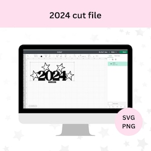 2024 Svg Cut File New Year 2024 Happy New Year Svg 2024 SVG Digital ...