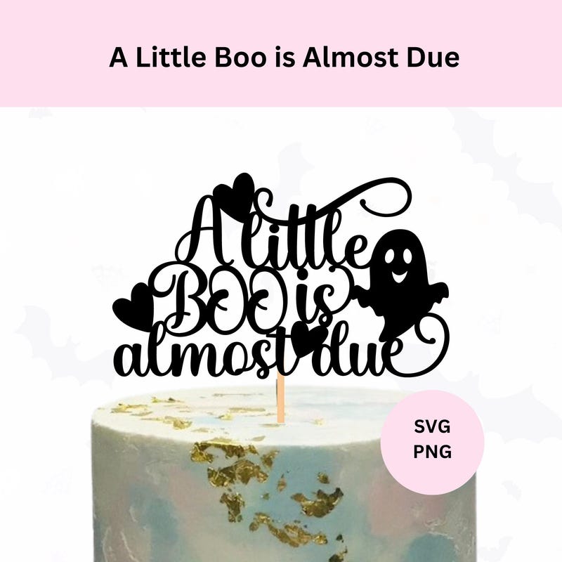 A Little Boo is Almost Due - Etsy