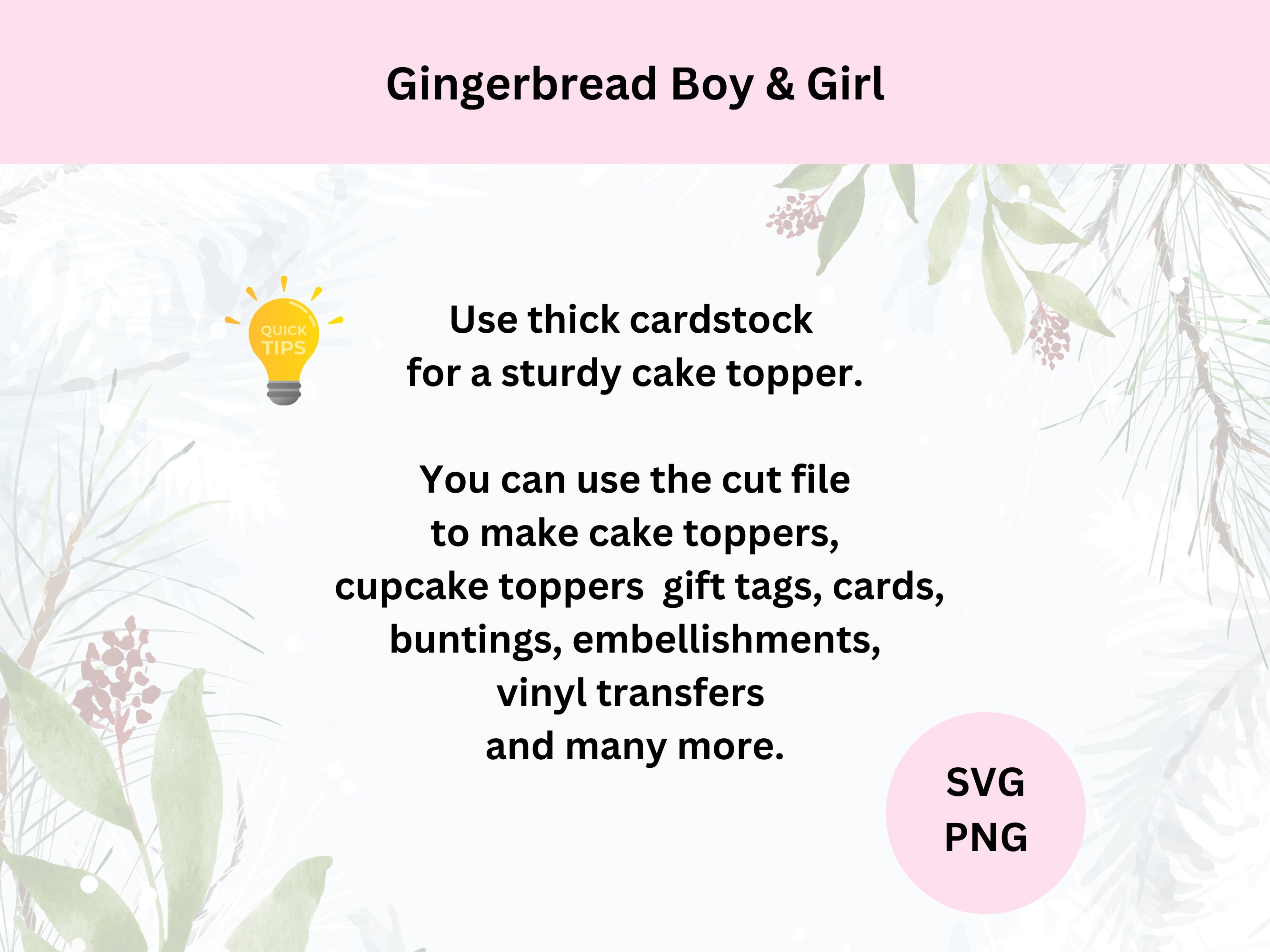 Gingerbread Boy Svg Gingerbread Girl Svg Digital Download Christmas ...
