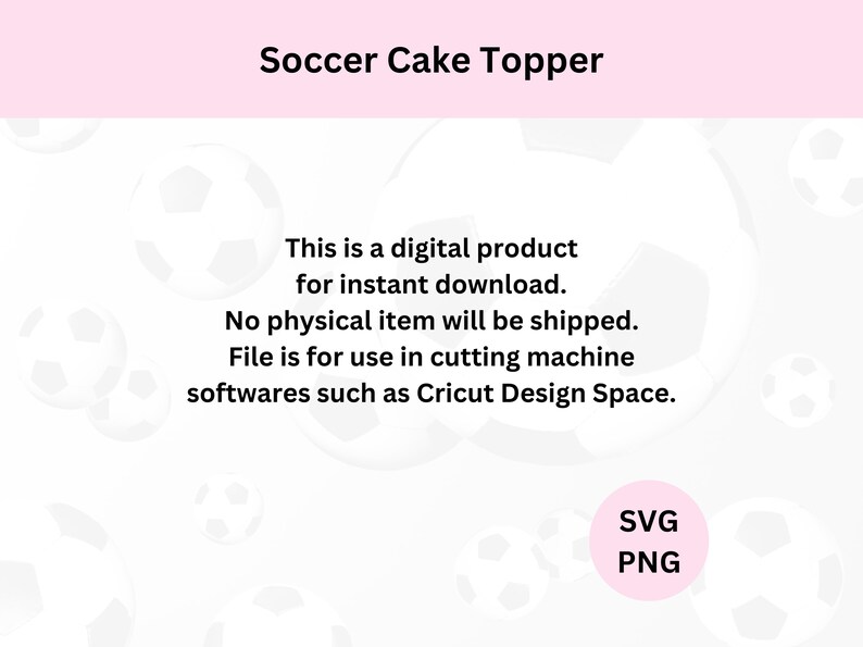 Soccer Cake Topper Svg | Digital Download | Soccer Birthday Topper Svg ...