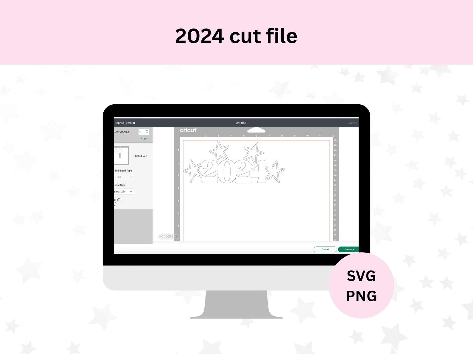 2024 Svg Cut File New Year 2024 Happy New Year Svg 2024 SVG Digital ...
