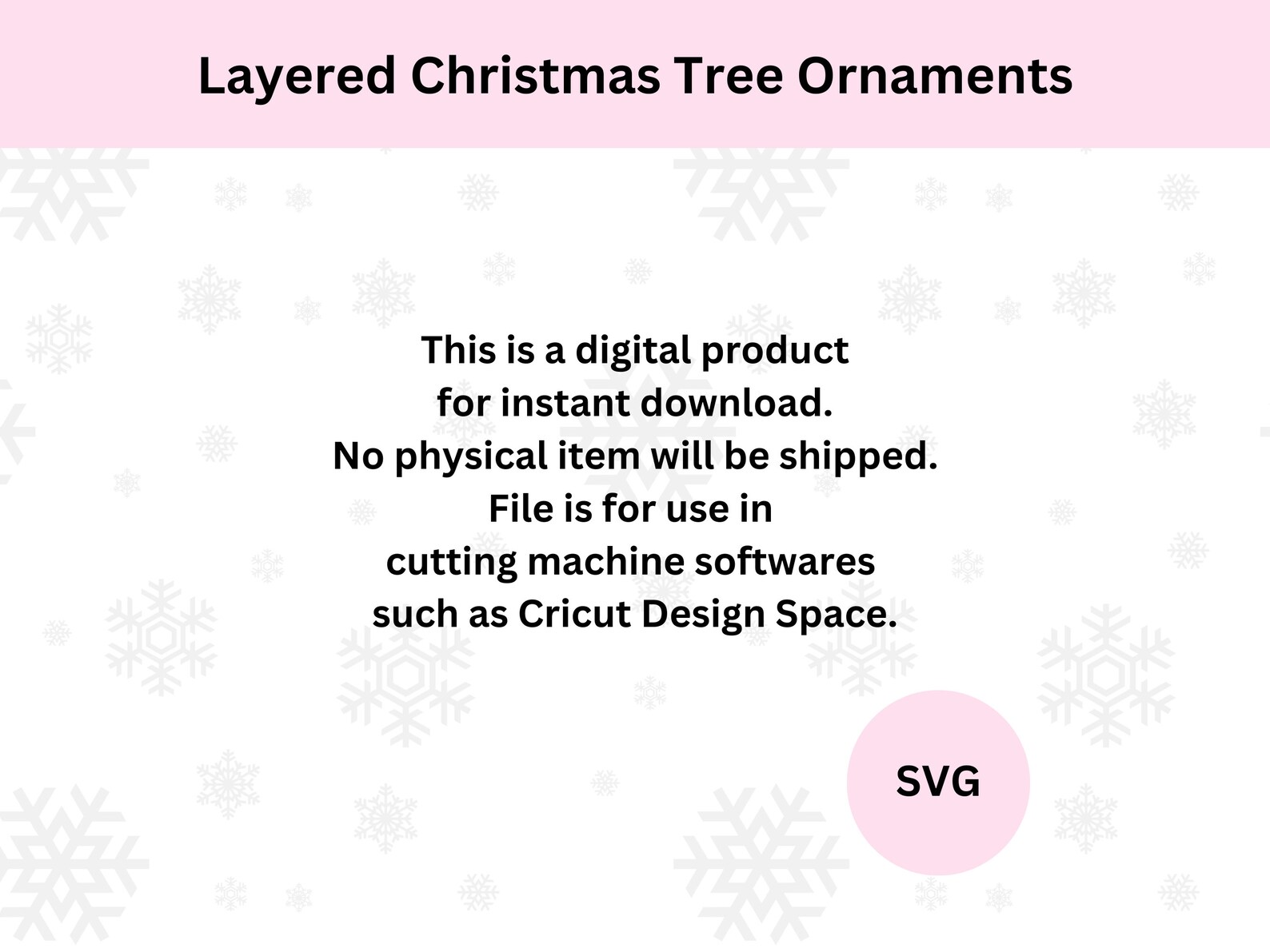 Layered Christmas Tree Ornament Svg | Christmas Tree Cut Files | Cut ...