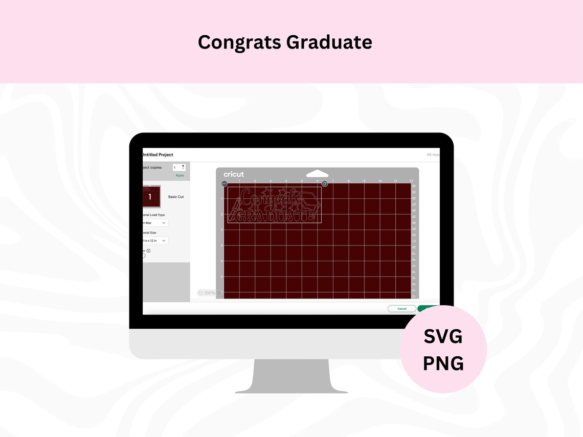 Congrats Graduate Svg Digital Download Graduation Topper Svg Svg for ...