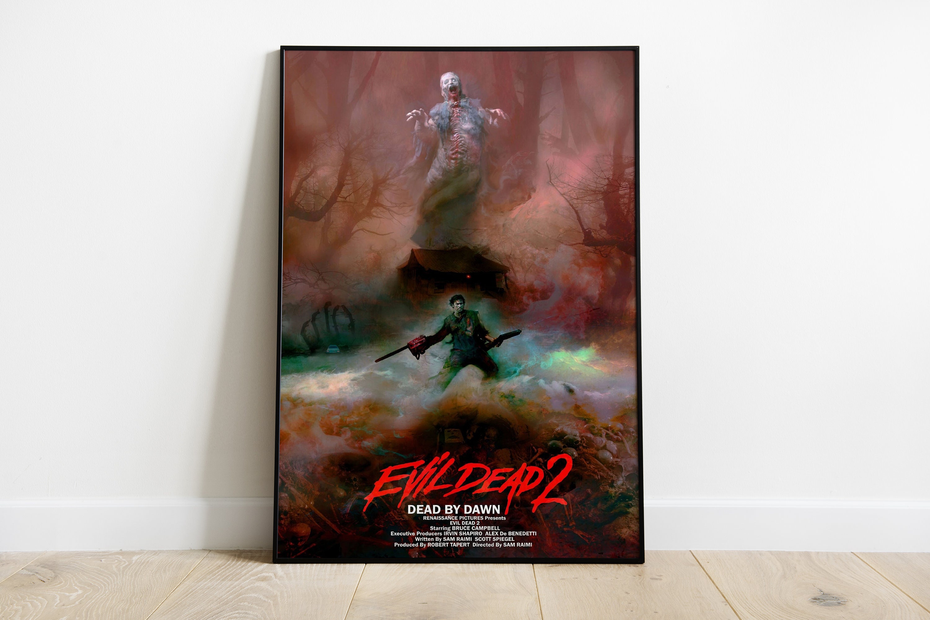 Evil Dead Poster Wall Art Canvas & Fine Art Print Home - Etsy