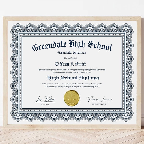 Diploma - Etsy