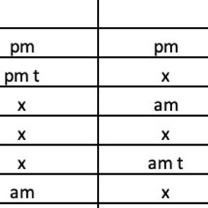 Restaurant Schedule Template | Excel Spreadsheet for Bar and Restaurant ...