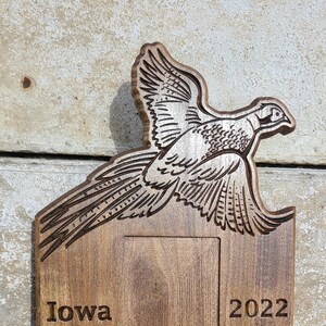 Pheasant Tail Mounting Plaque Personalized, Custom, Dog's Photo and ...