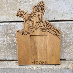 Pheasant Tail Mounting Plaque Personalized, Custom, Dog's Photo and ...