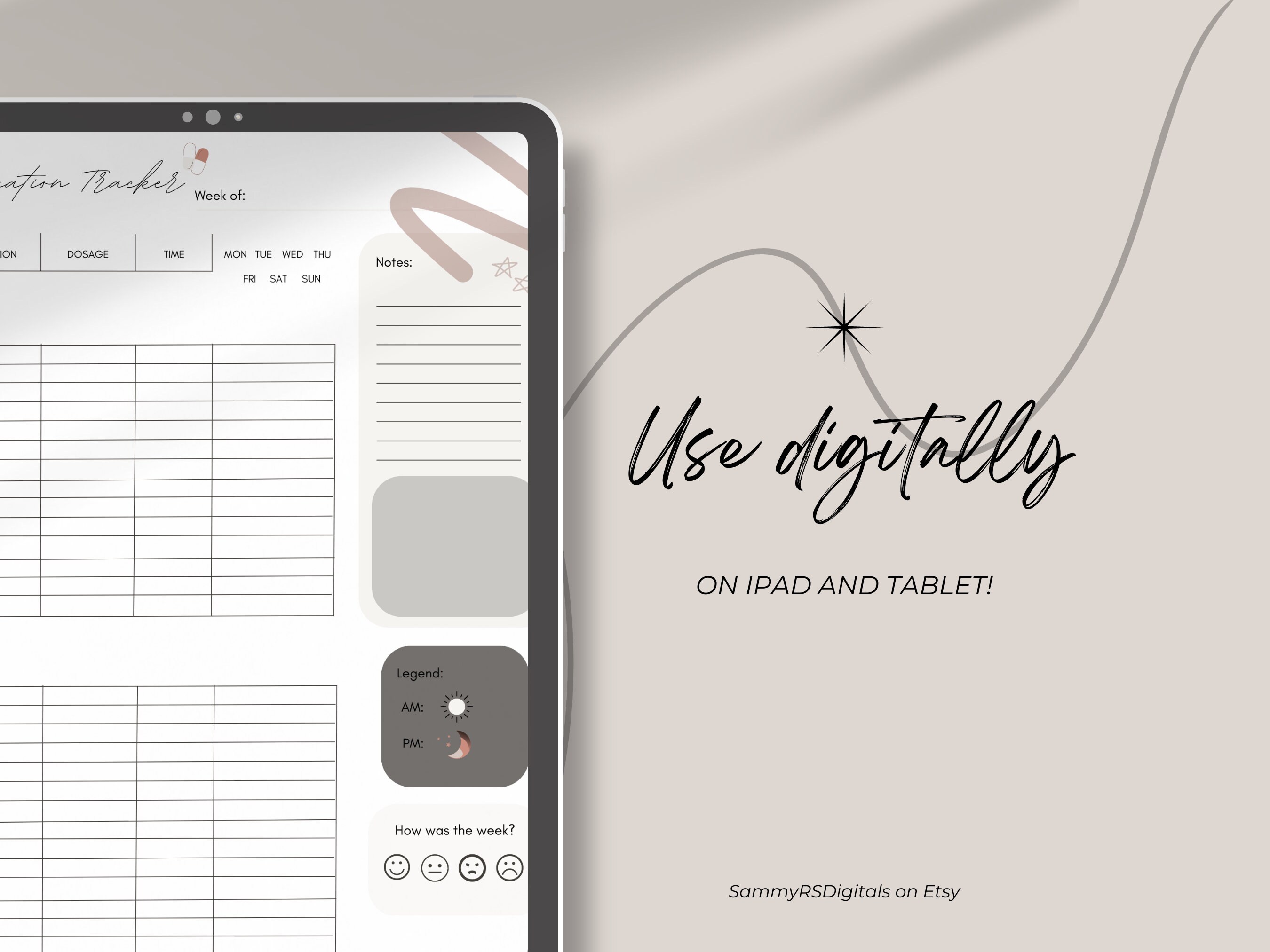 Medication Tracker, Printable Medication Tracker, Medication List ...