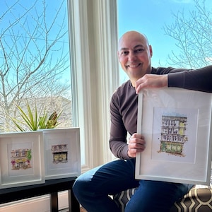 Halifax Ferry, Nova Scotia, Urban Sketch, Art Print, Downtown Sketcher ...