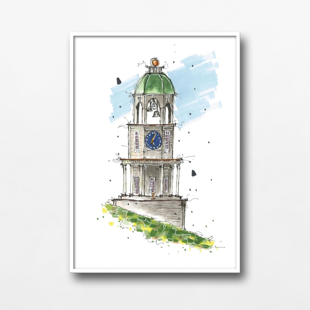 The Citadel Clock Tower, Halifax, Nova Scotia, Canada Print ...