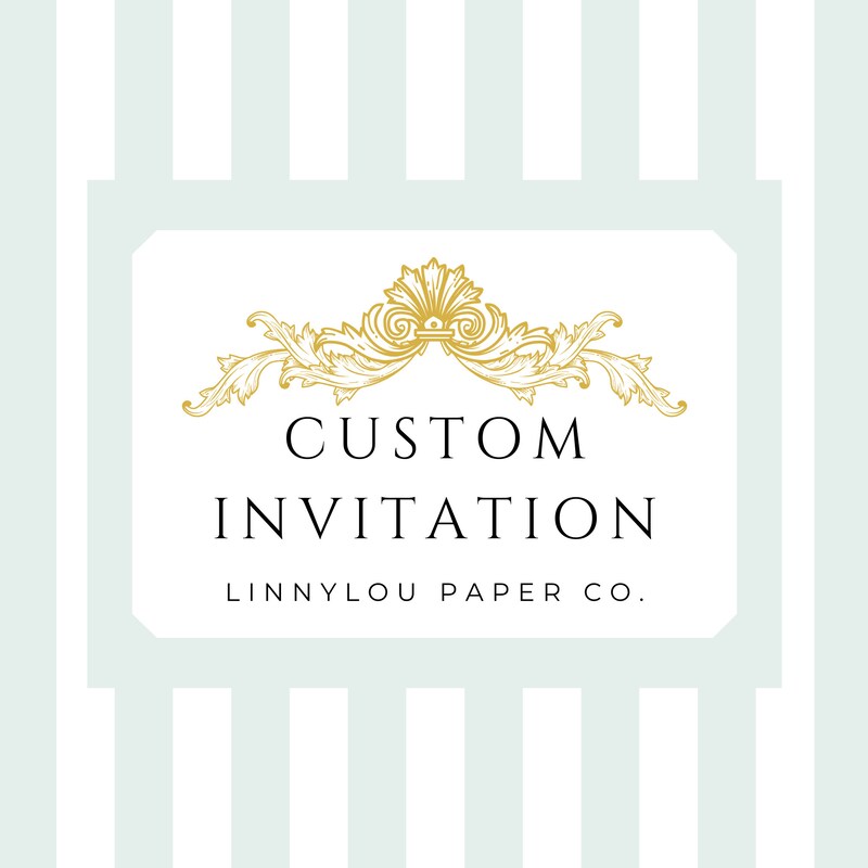 Custom Invitations - Etsy