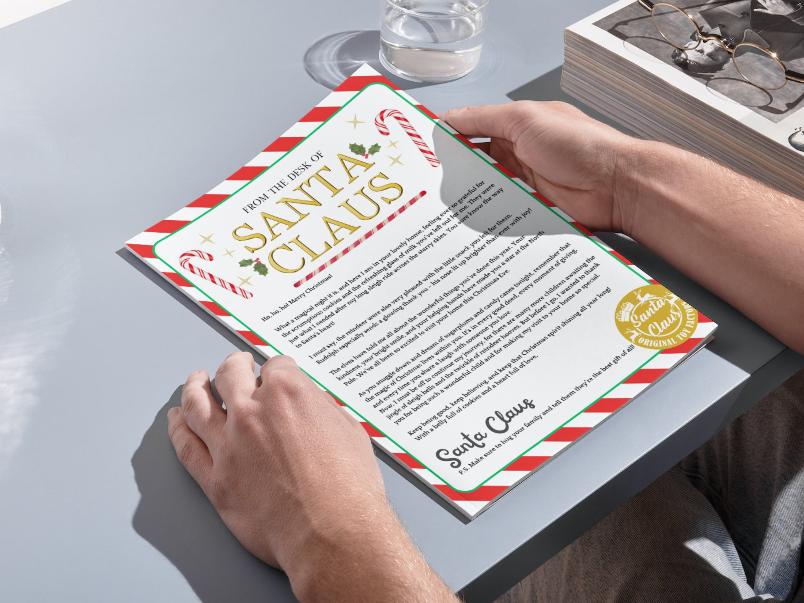 Letter From Santa, Secret Santa Ideas, Santa Letters, Nice List ...