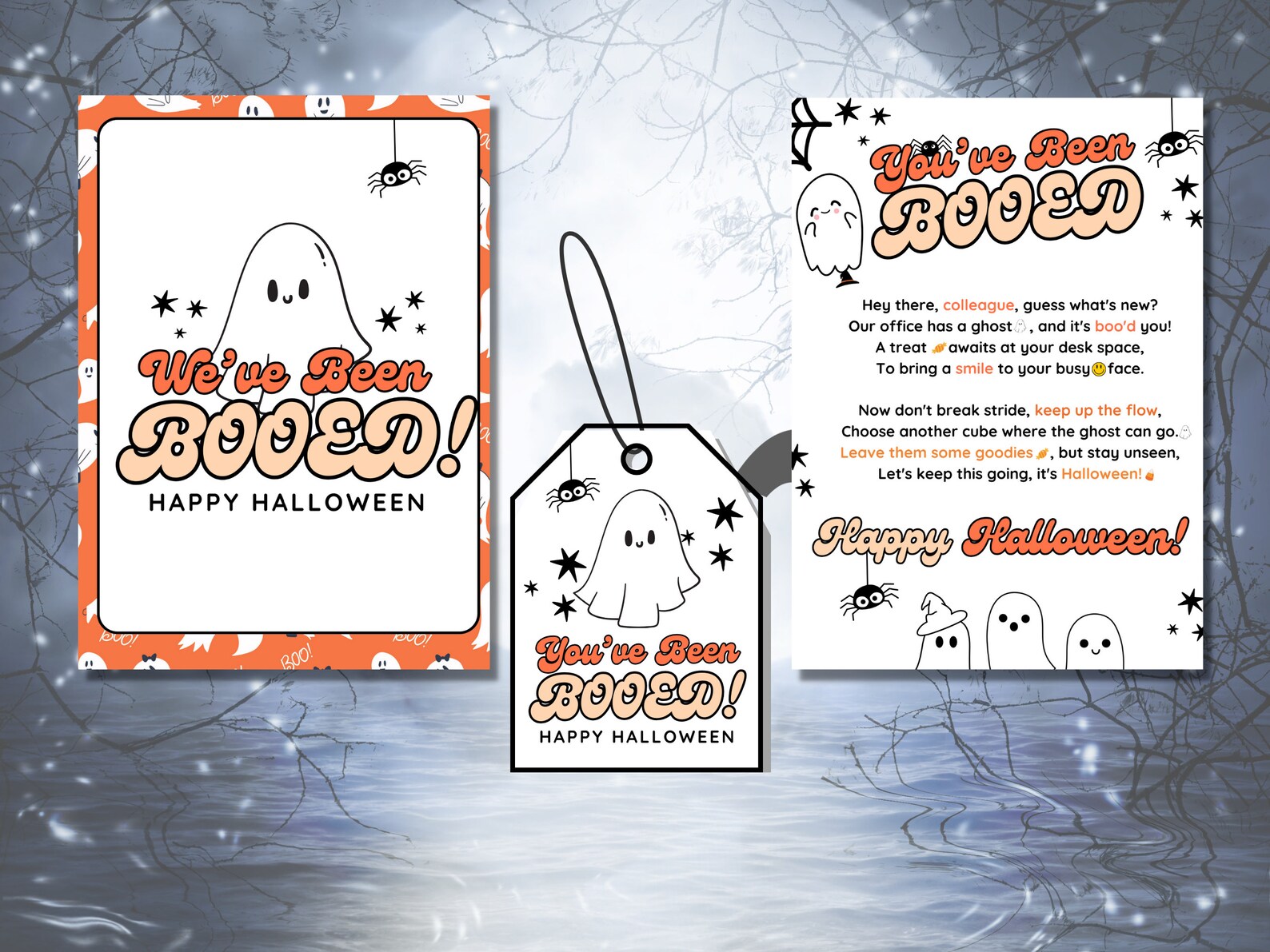 Youve Been Booed, Weve Been Booed, Halloween Printable, Halloween Gift ...