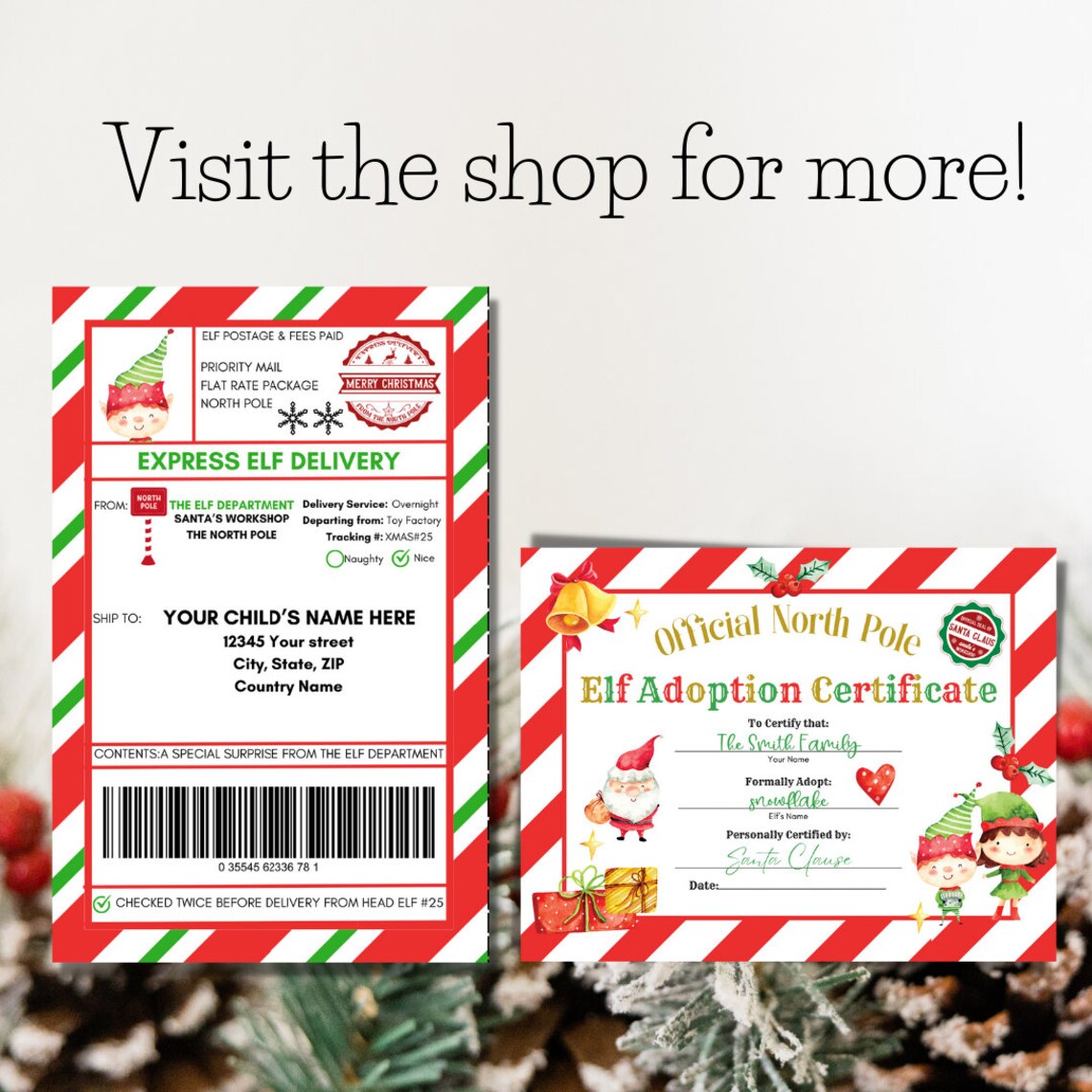 Editable Elf Rules, Elf Arrival Rules, Elf Printable, Elf Sign ...