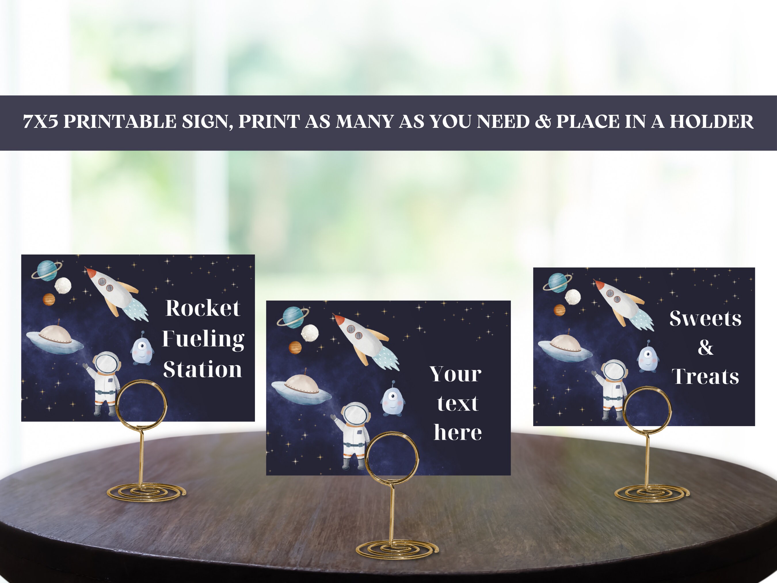 Editable Food Labels Outer Space Birthday, Outer Space Party Food Tents ...