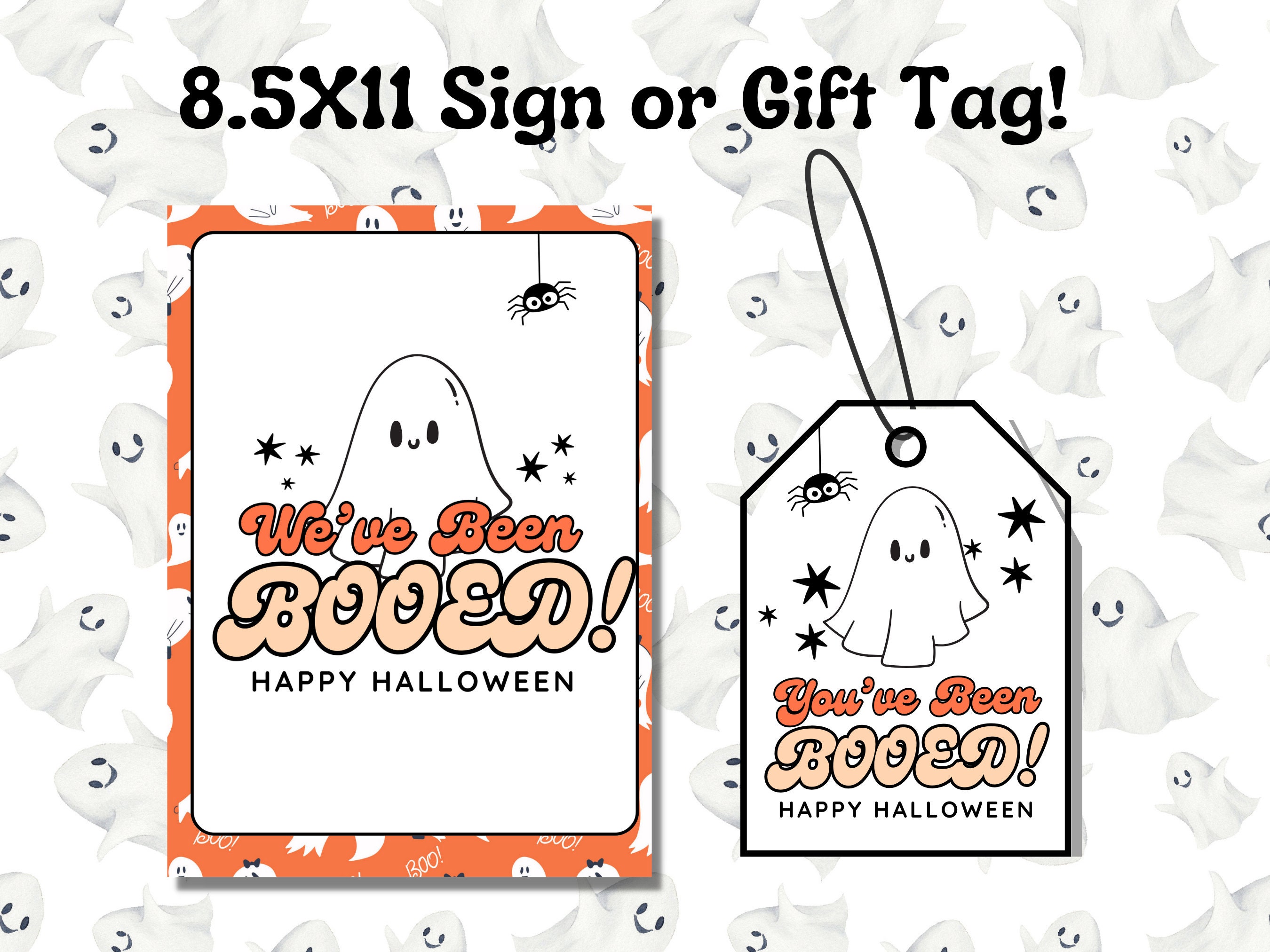 Youve Been Booed, Weve Been Booed, Halloween Printable, Halloween Gift ...