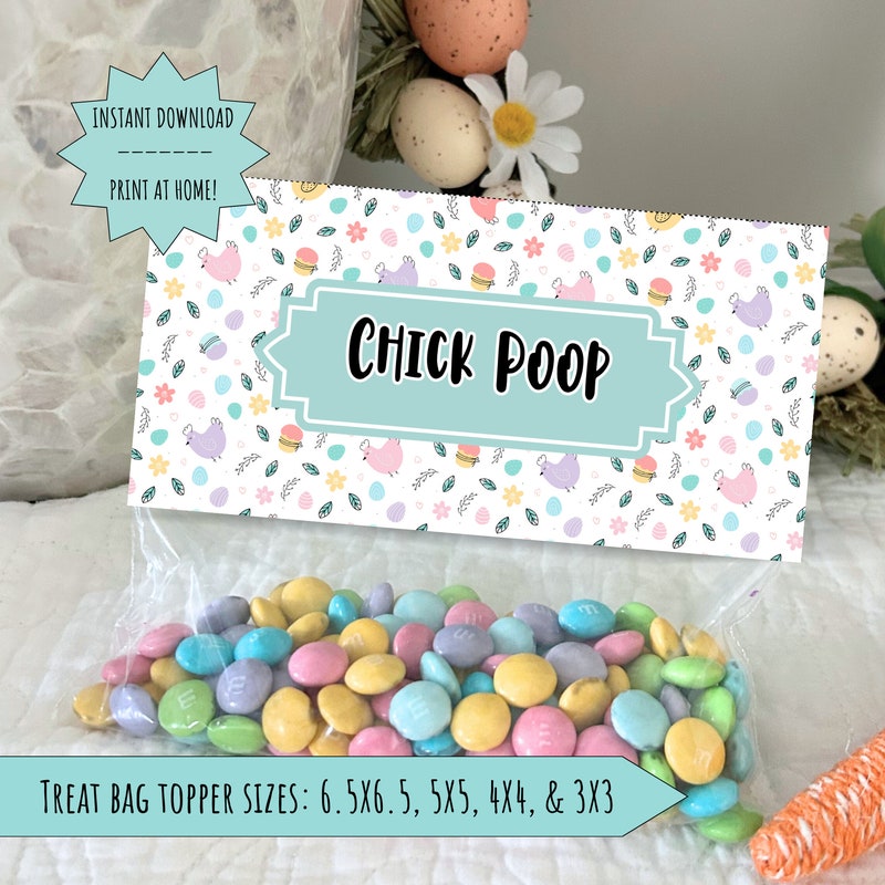 Treat Bag Topper - Etsy