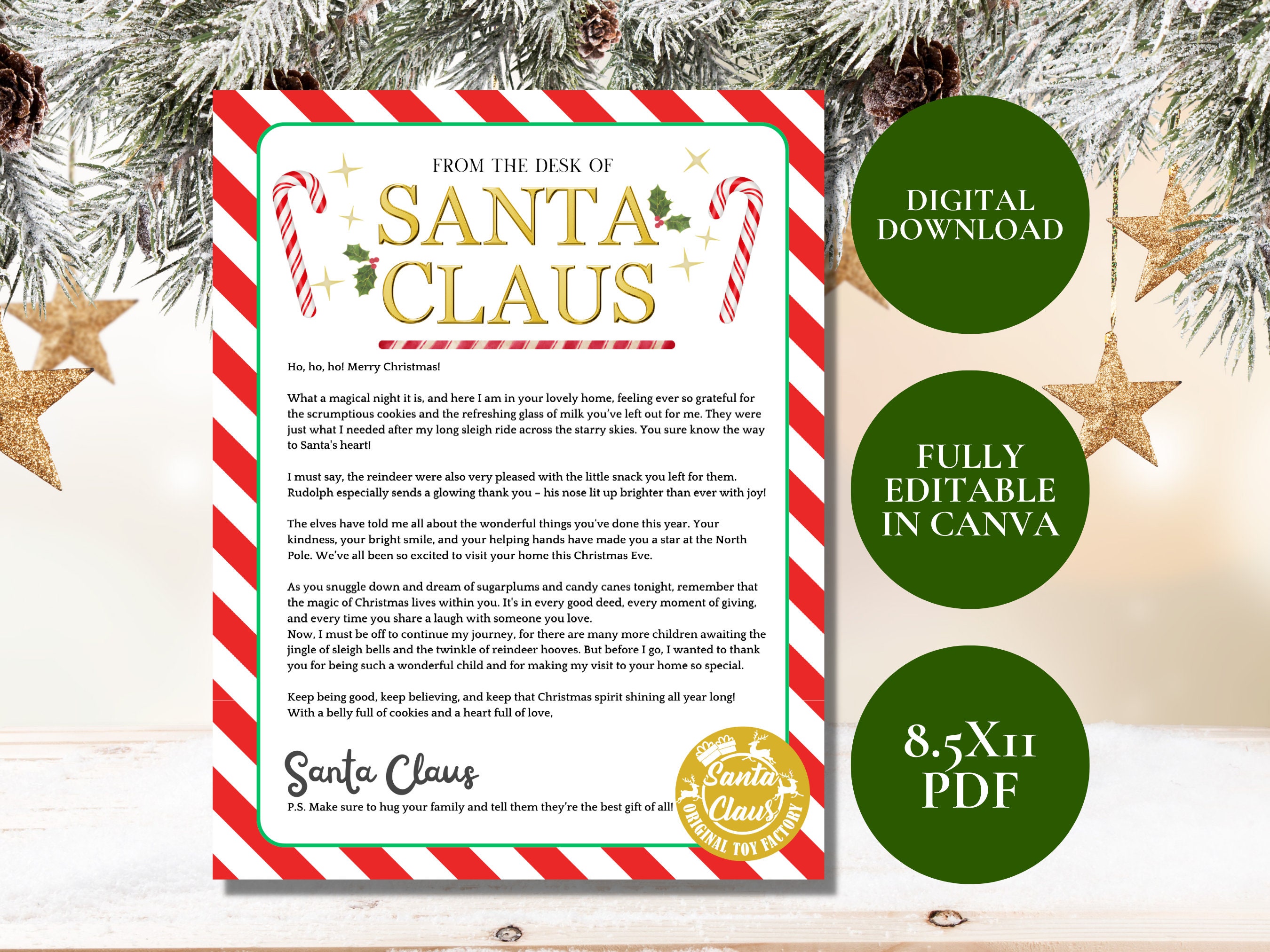 Letter From Santa, Secret Santa Ideas, Santa Letters, Nice List ...