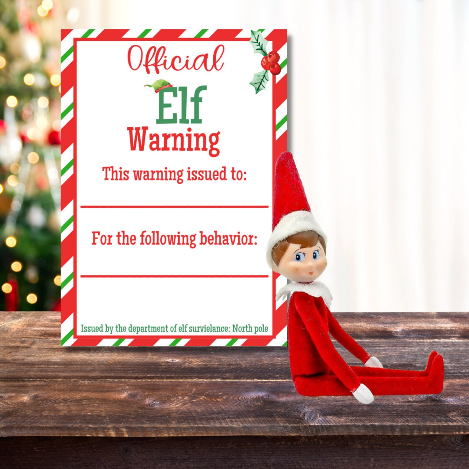 Christmas Elf Introduction Elf Kit Letter From Santa Elf - Etsy