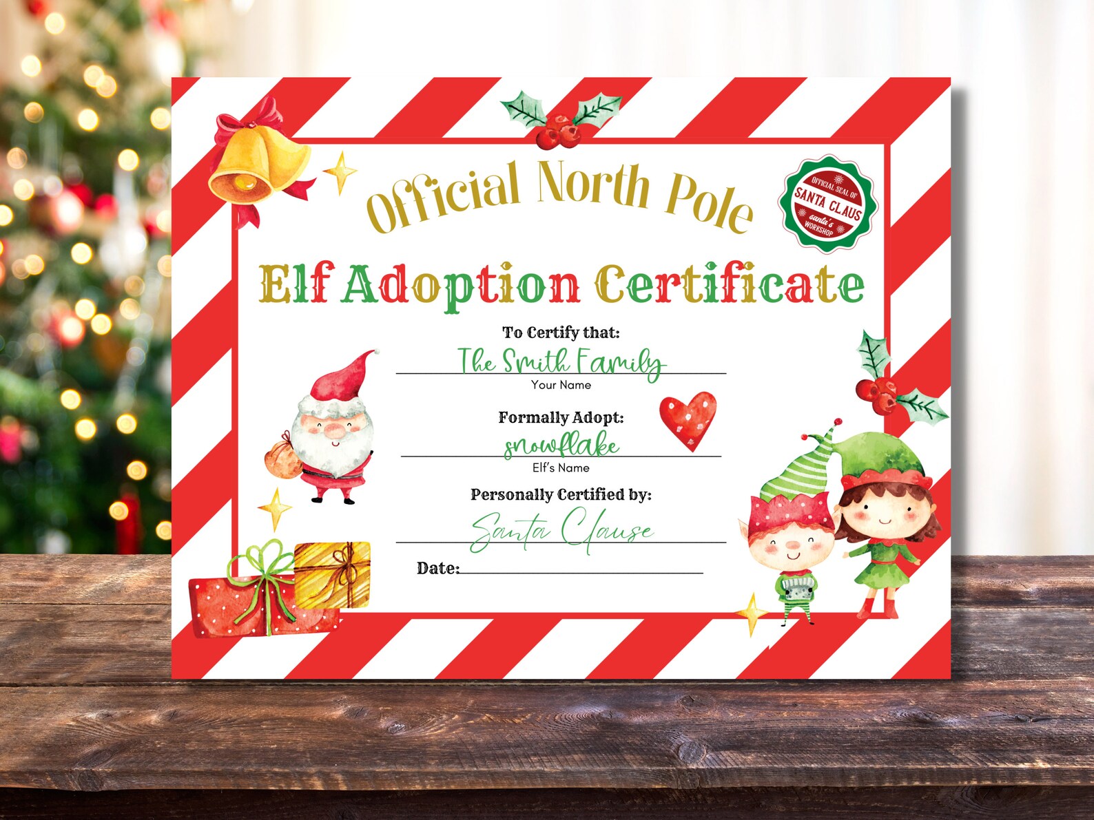 Christmas Elf Introduction, Elf Kit, Letter From Santa, Elf Printable ...