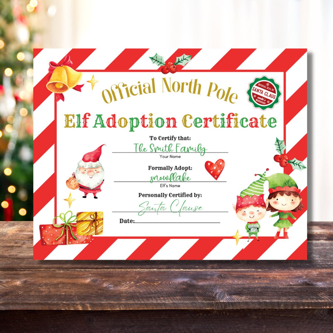 Christmas Elf Introduction Elf Kit Letter From Santa Elf - Etsy