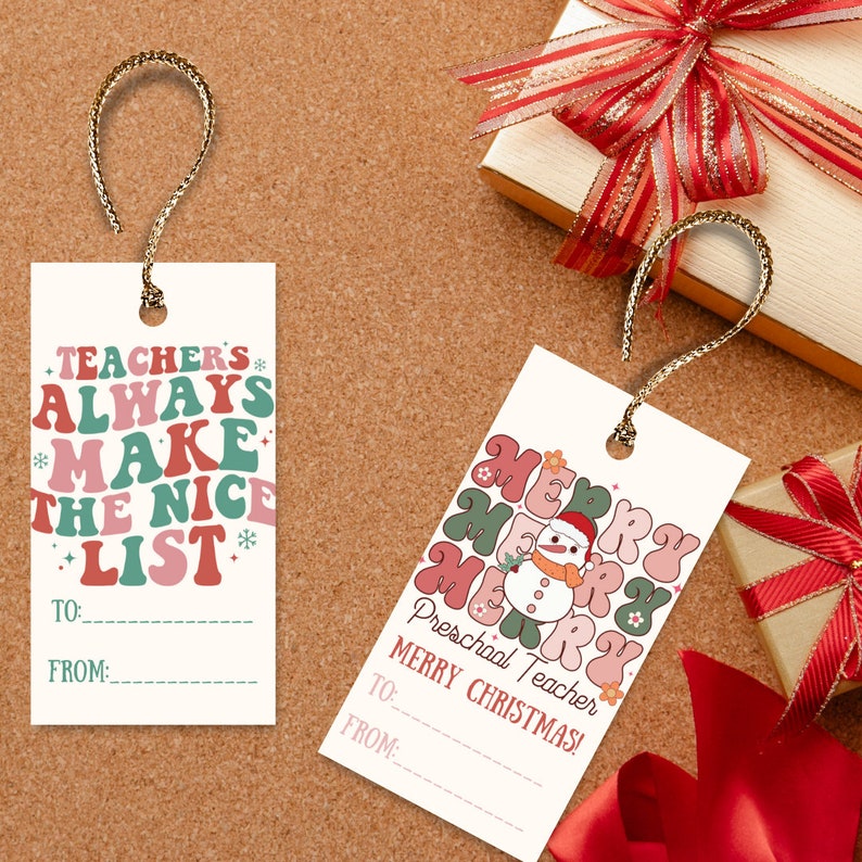 Teacher Appreciation Printable Tags Teacher Appreciation - Etsy