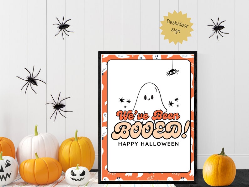 Youve Been Booed, Weve Been Booed, Halloween Printable, Halloween Gift ...